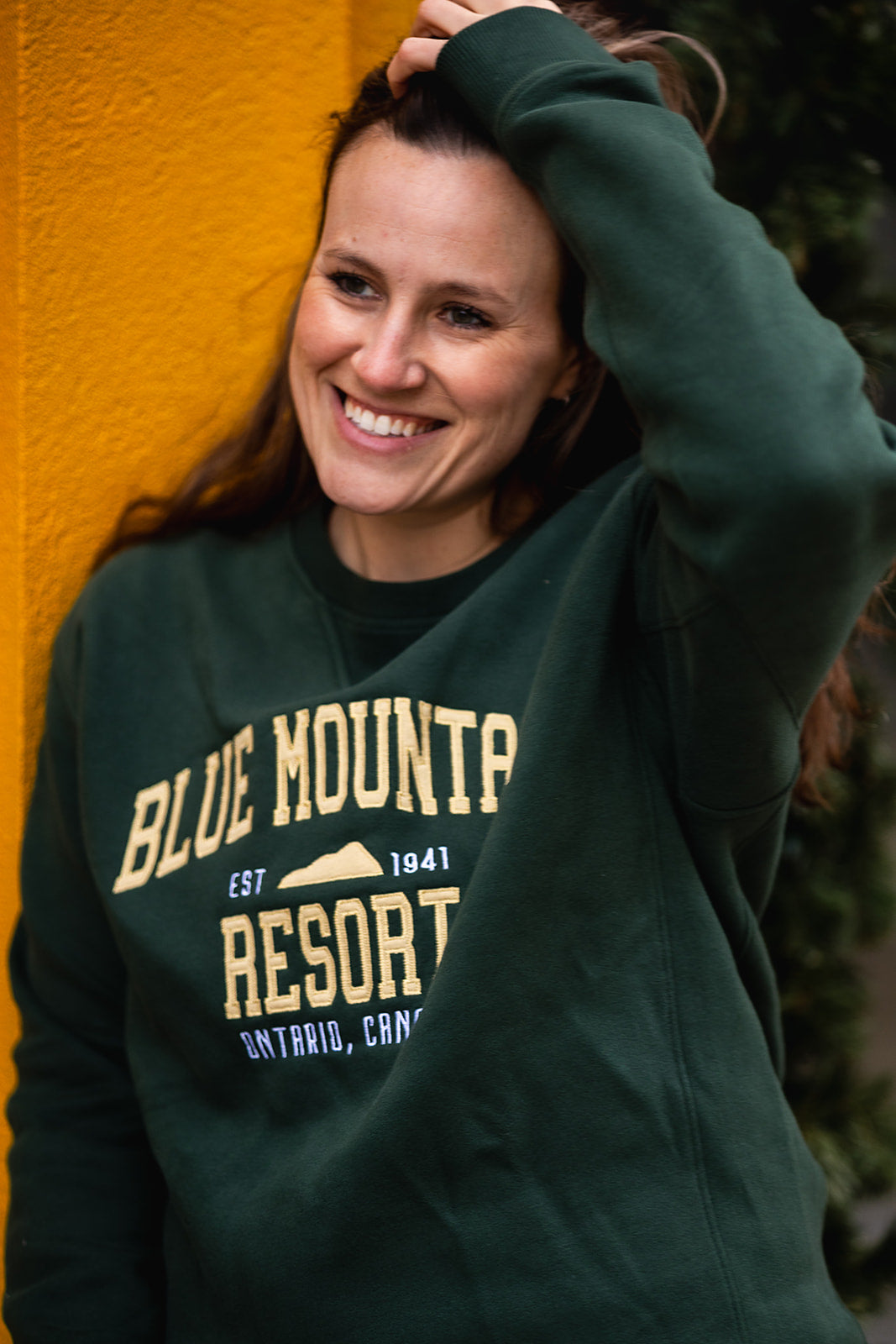 Varsity Crew Neck Sweater