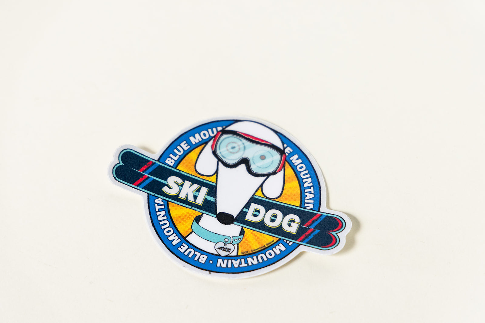 Ski Dog Sticker – Blue Mountain Supply Co